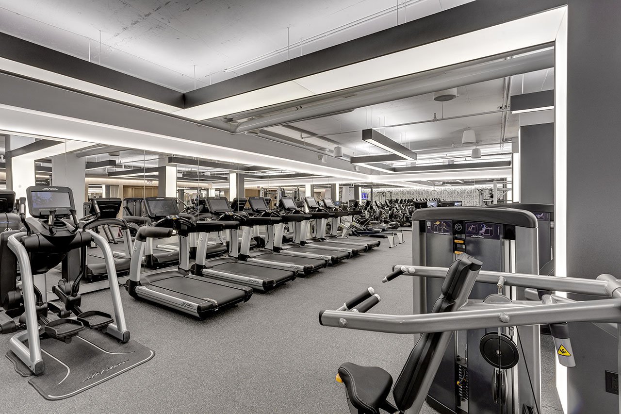 Park Tower Fitness Center - Fitness Center Lighting Design - One Lux Studio