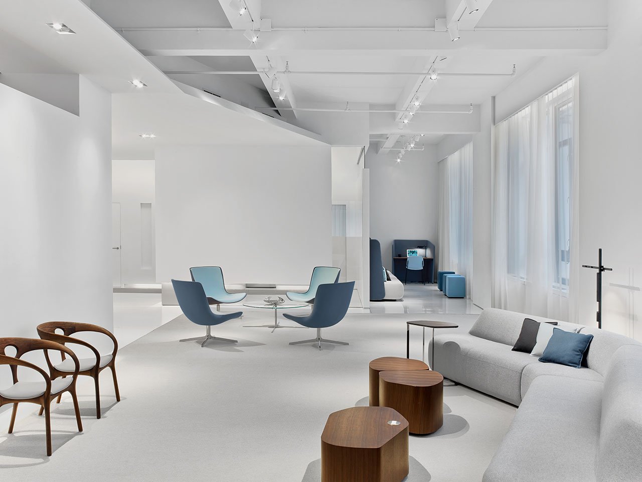 The Bernhardt Showroom - Showroom Lighting Designer - One Lux Studio