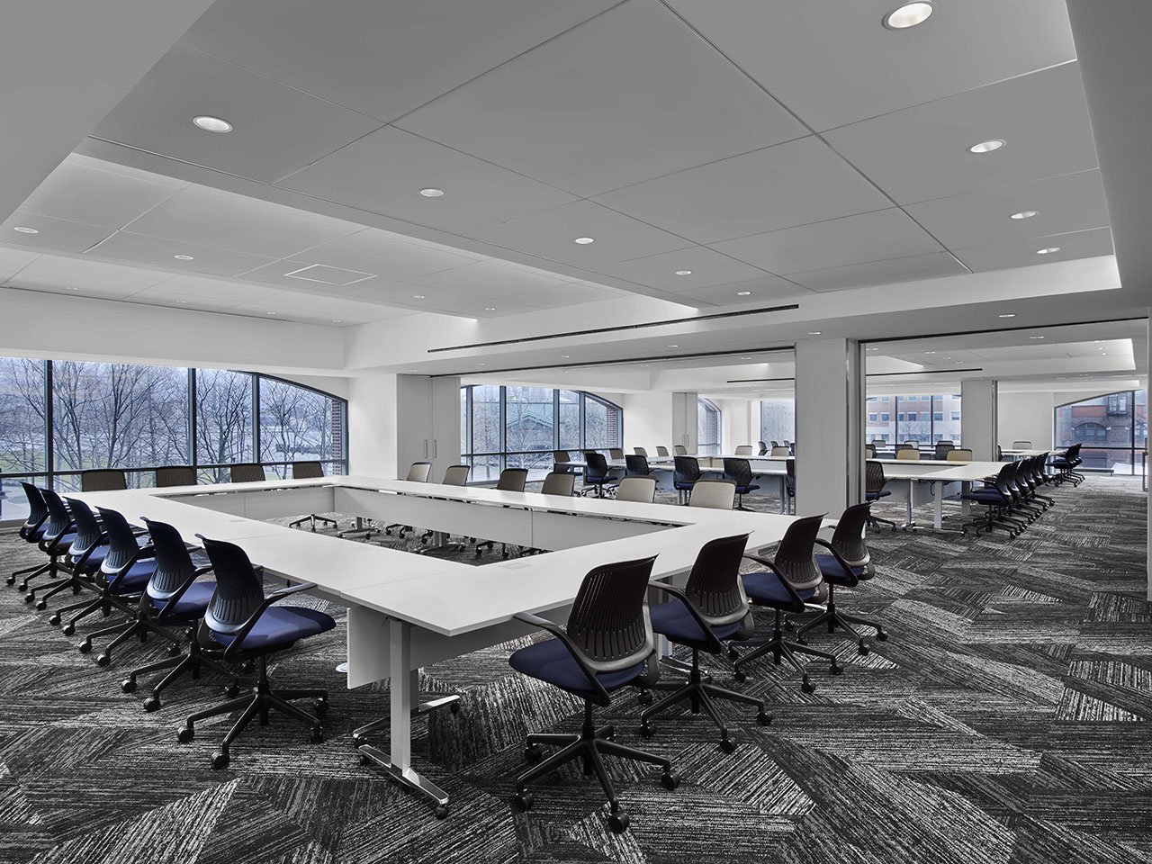 Wiley Offices - Designer Office Lighting - One Lux Studio